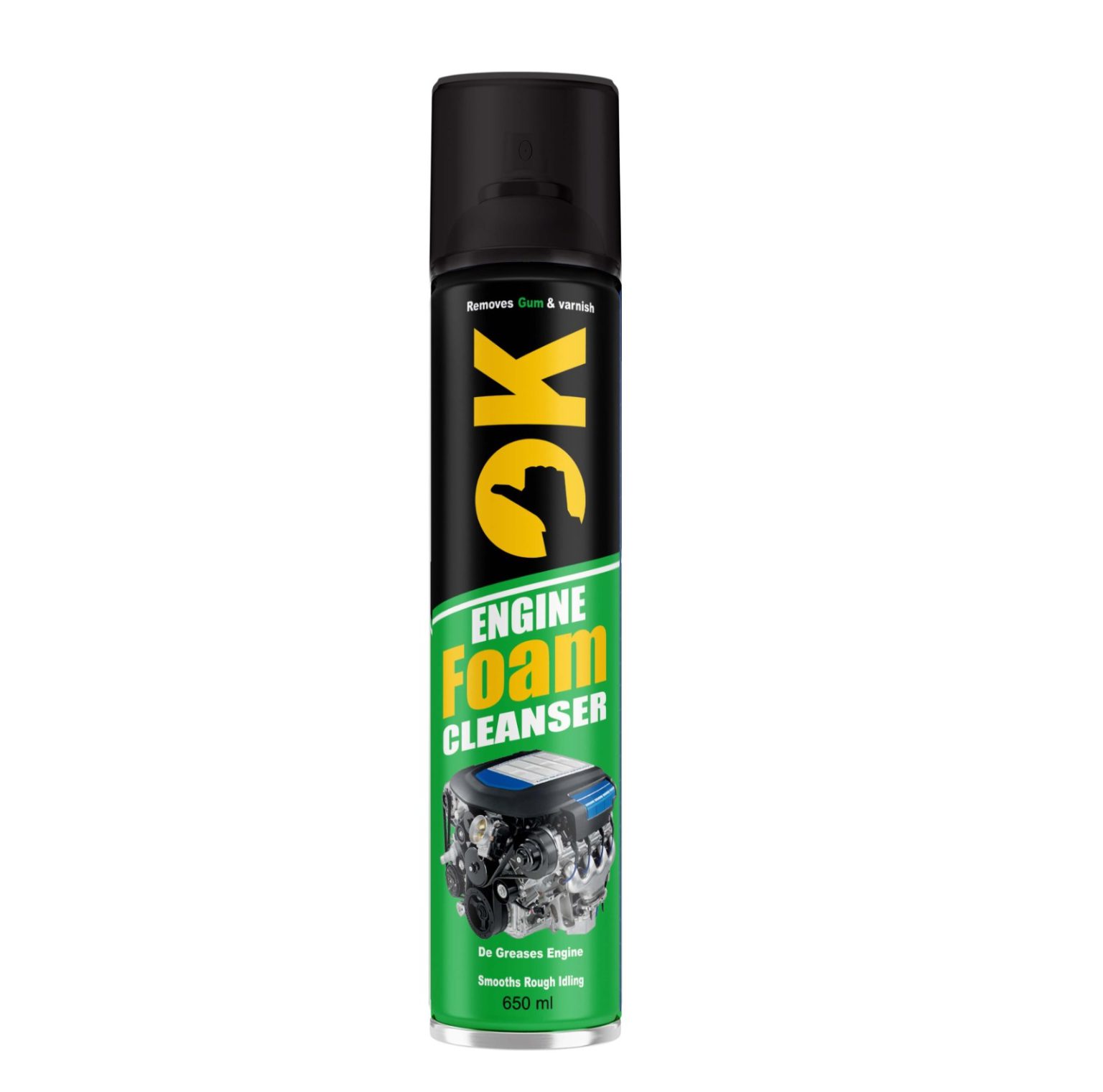 اسپری موتور شوی اوکی 650 میل engine foam cleaner OK 650ml – فروشگاه سراجی